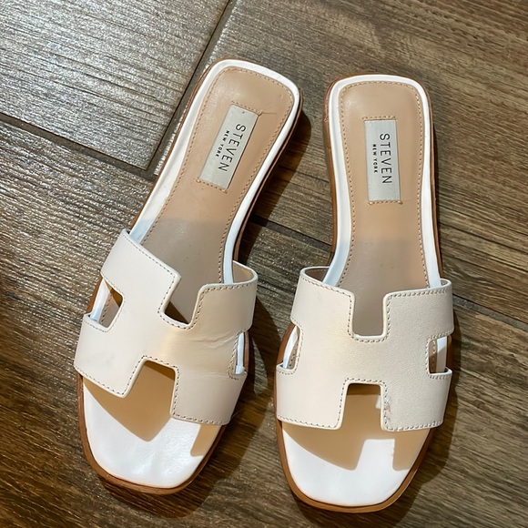 Steven By Steve Madden | Shoes | Nwot White Steve Madden Sandals | Poshmark